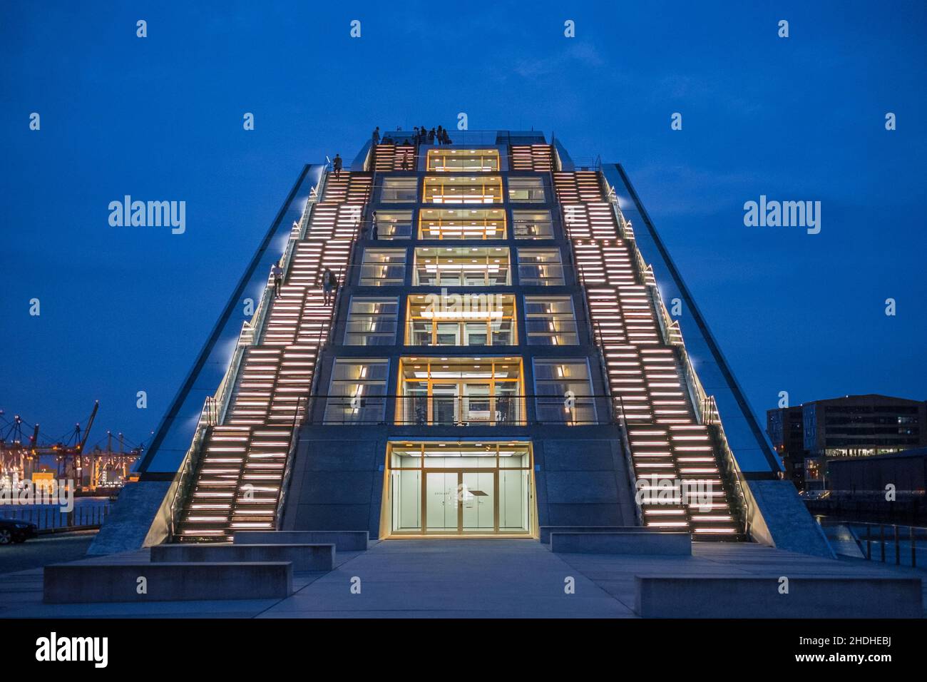 office building, hamburg, dockland, office buildings, service building ...