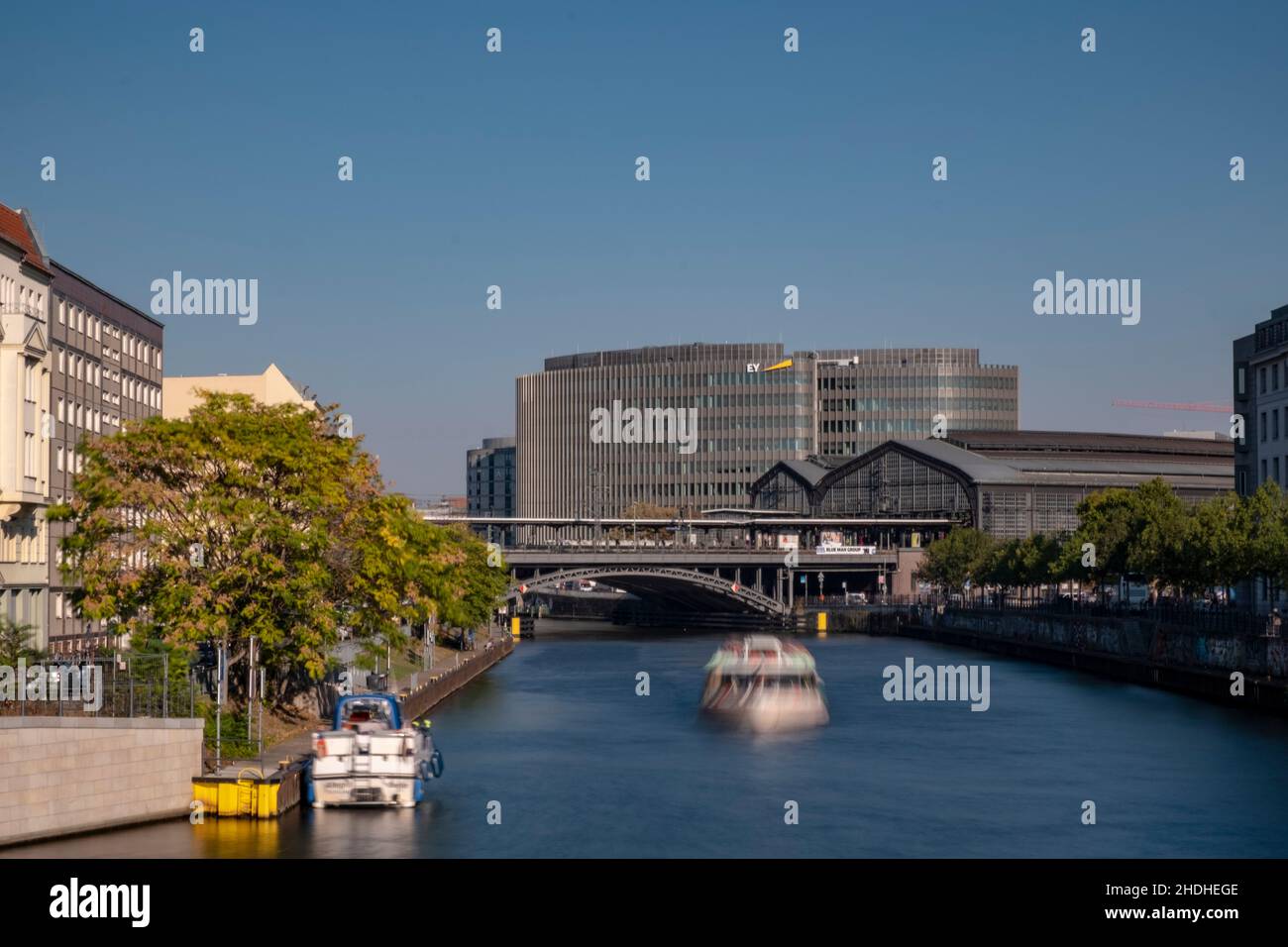 spree river, berlin mitte, friedrichstrasse, spree rivers, mitte Stock ...