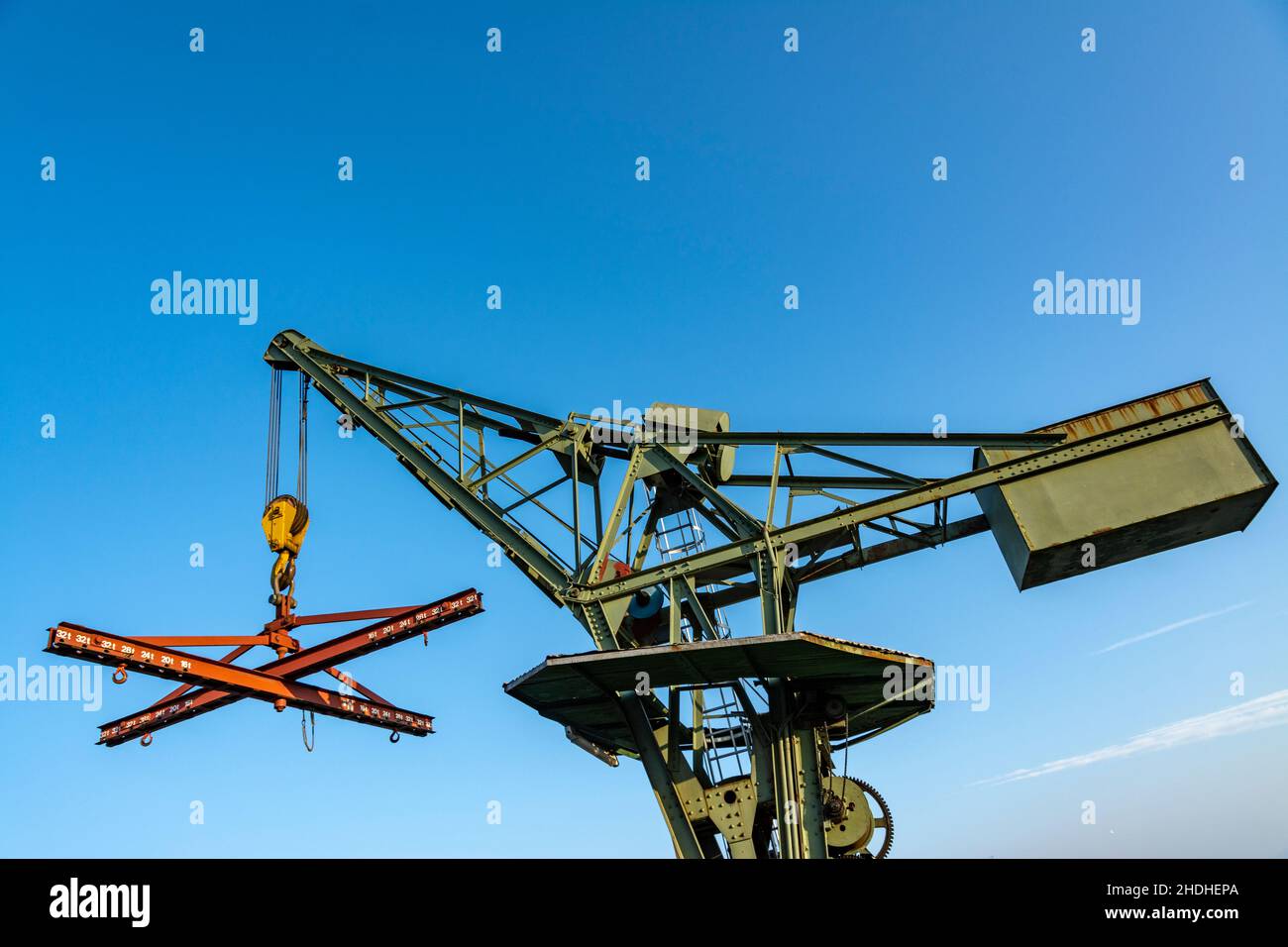 harbor crane, cranes Stock Photo - Alamy