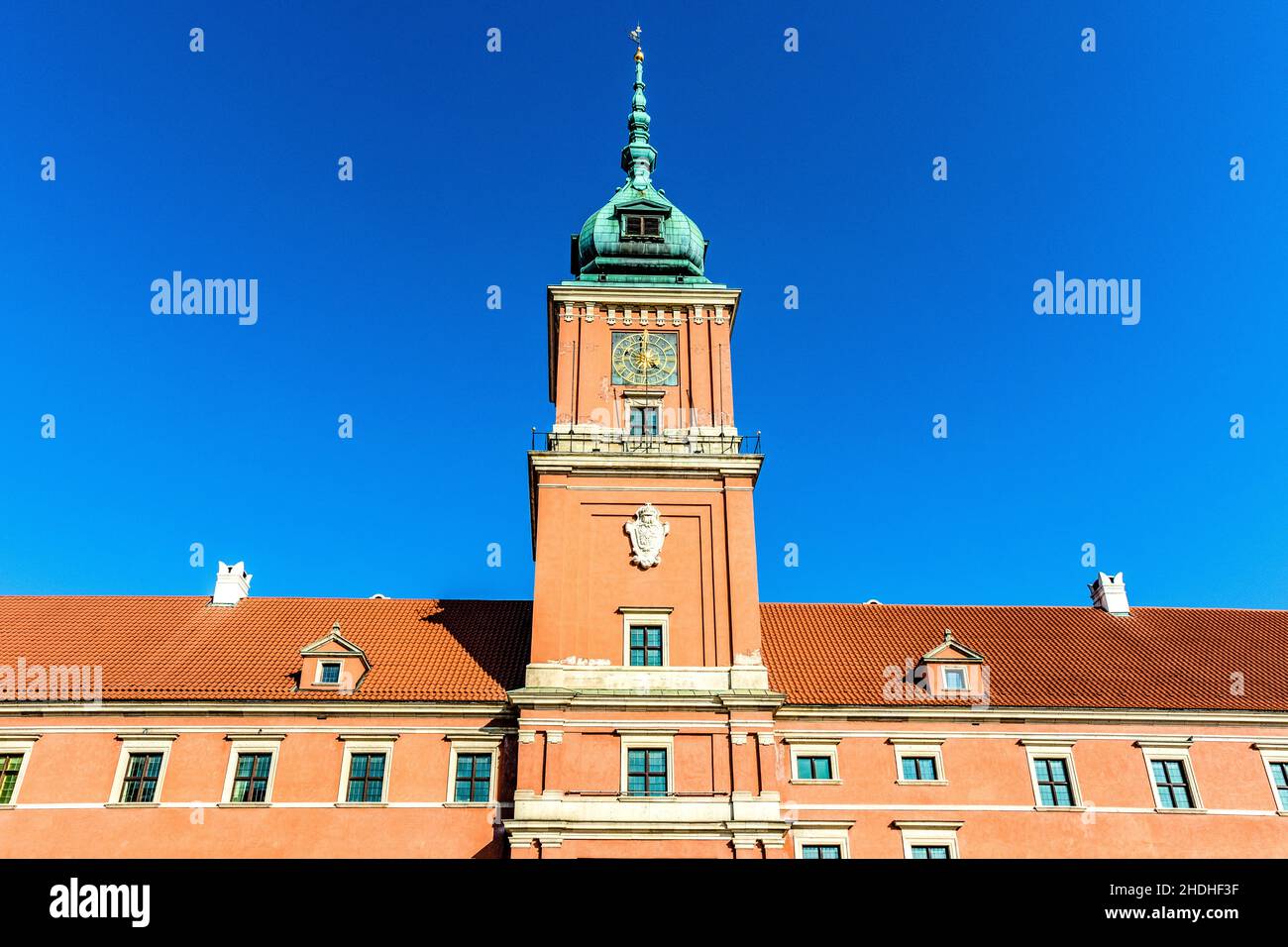 Facade of the Castle Royal Castle in Warsaw, Poland - Europe Stock ...