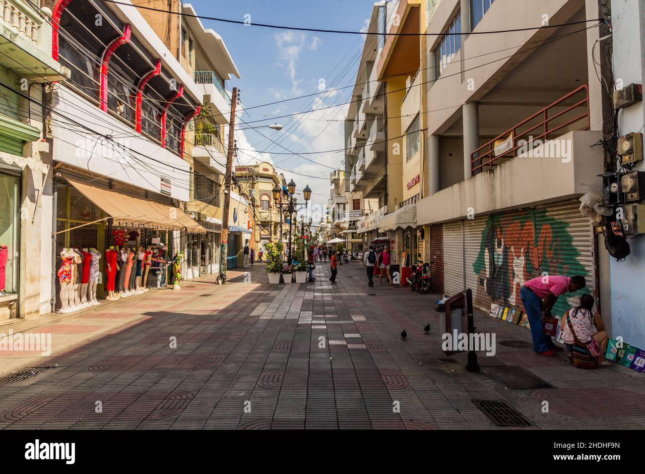 SANTO DOMINGO, DOMINICAN REPUBLIC - NOVEMBER 18, 2018: View of ...