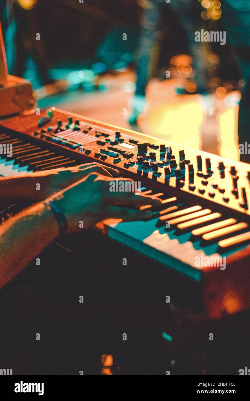 concert, keyboard, e piano, keyboards Stock Photo - Alamy