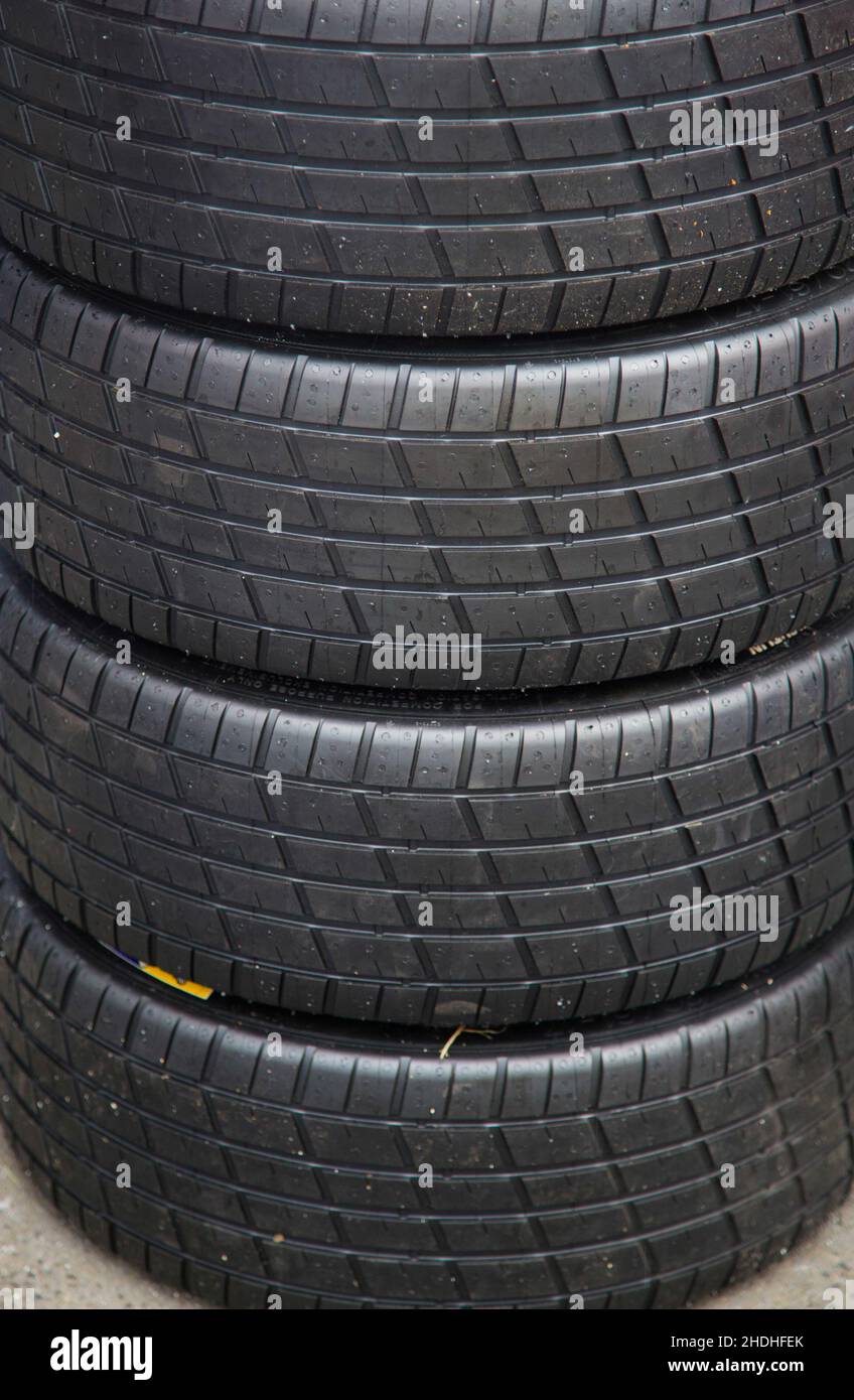 stack, tires, tire, stacking, stacks, tyre, tyres, wheel, wheels Stock ...