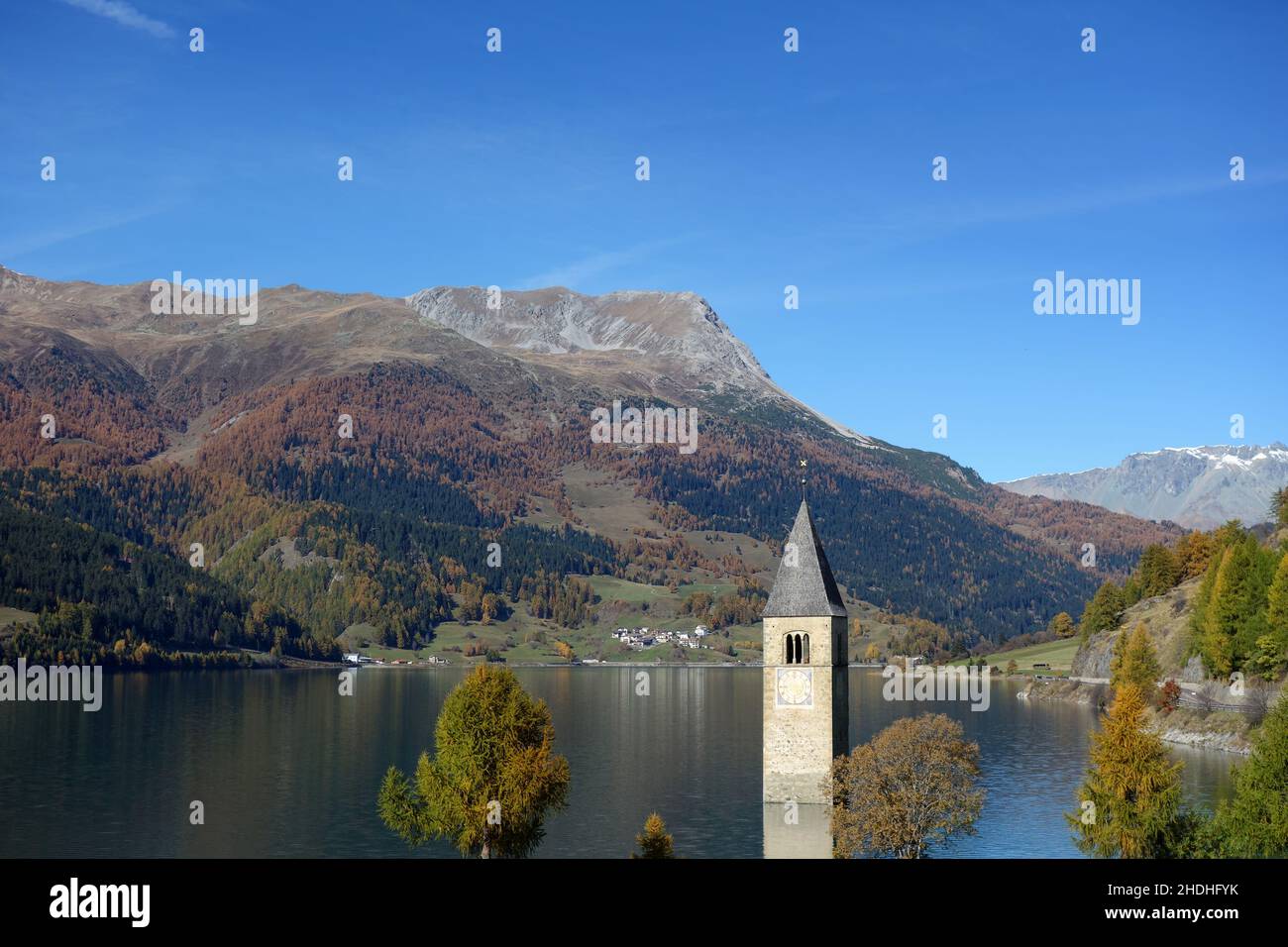 Campanile di curon hi-res stock photography and images - Alamy