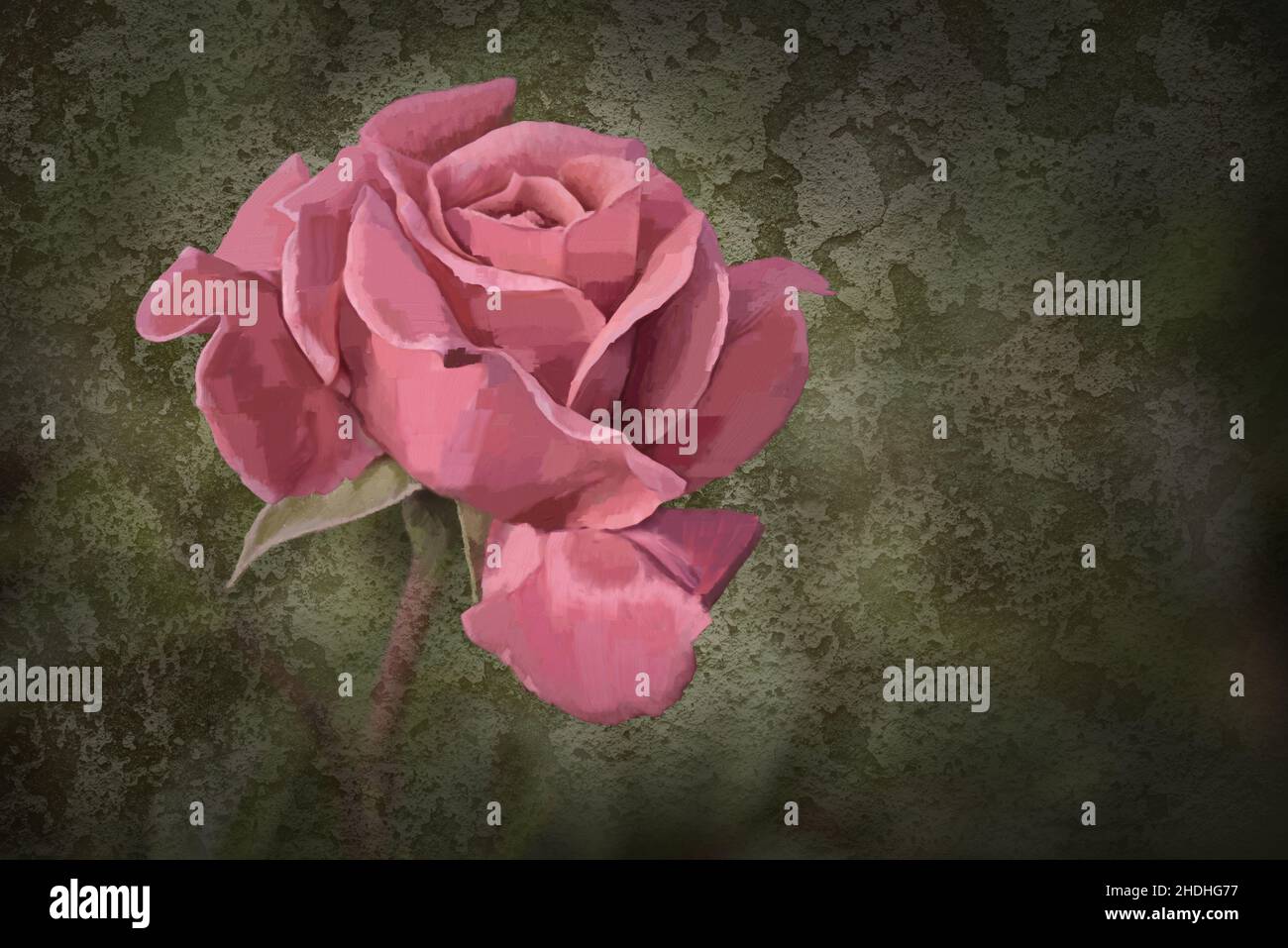 Rose painted hi-res stock photography and images - Alamy