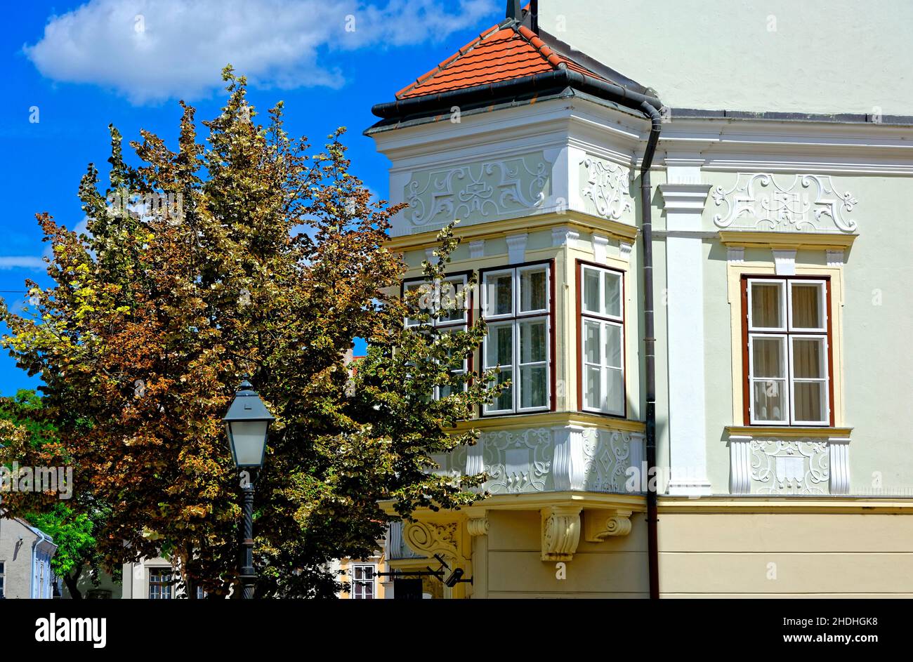 house, old house, oriel, györ, houses, old houses, oriels Stock Photo ...