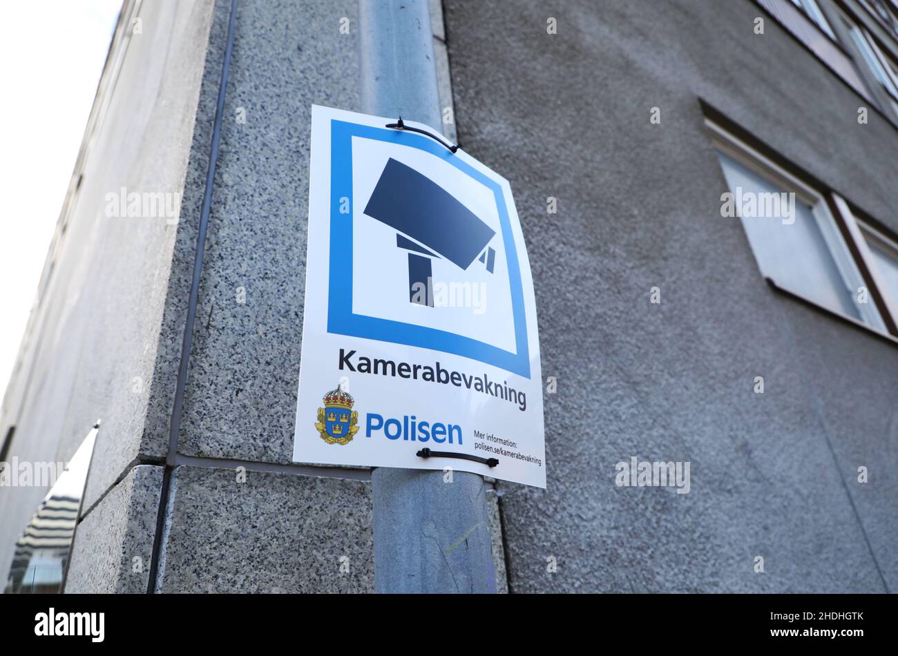 Swedish police sign hi-res stock photography and images - Alamy