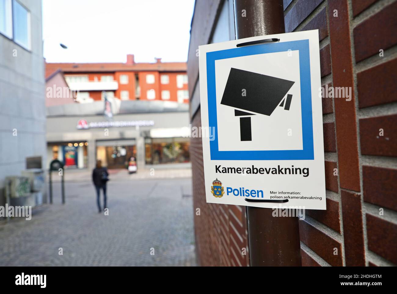 Swedish police sign hi-res stock photography and images - Alamy