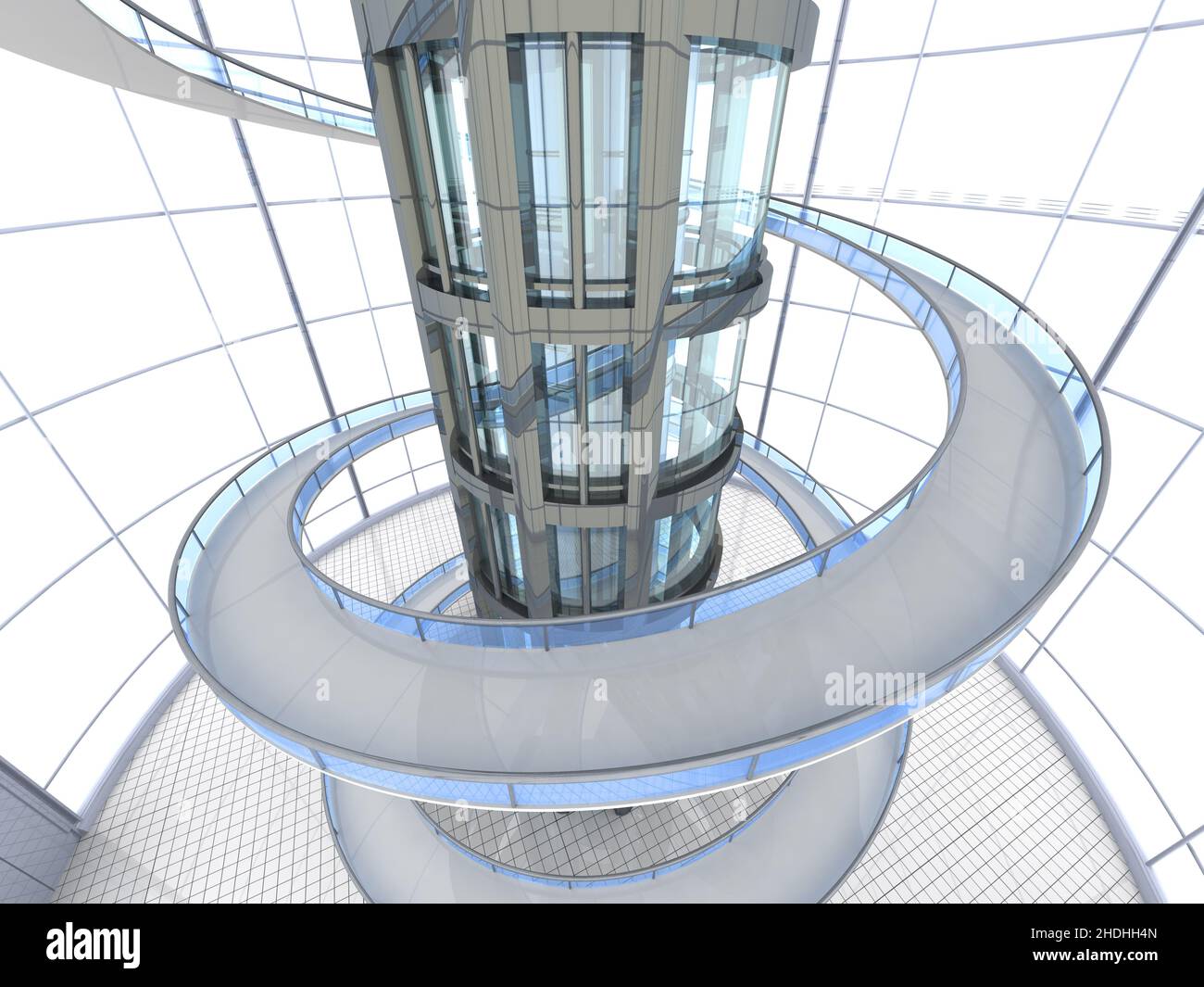 modern architecture, futuristic, spiral staircase, modern architectures ...