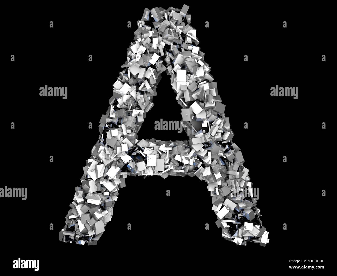 Letter a alphabet black hi-res stock photography and images - Alamy