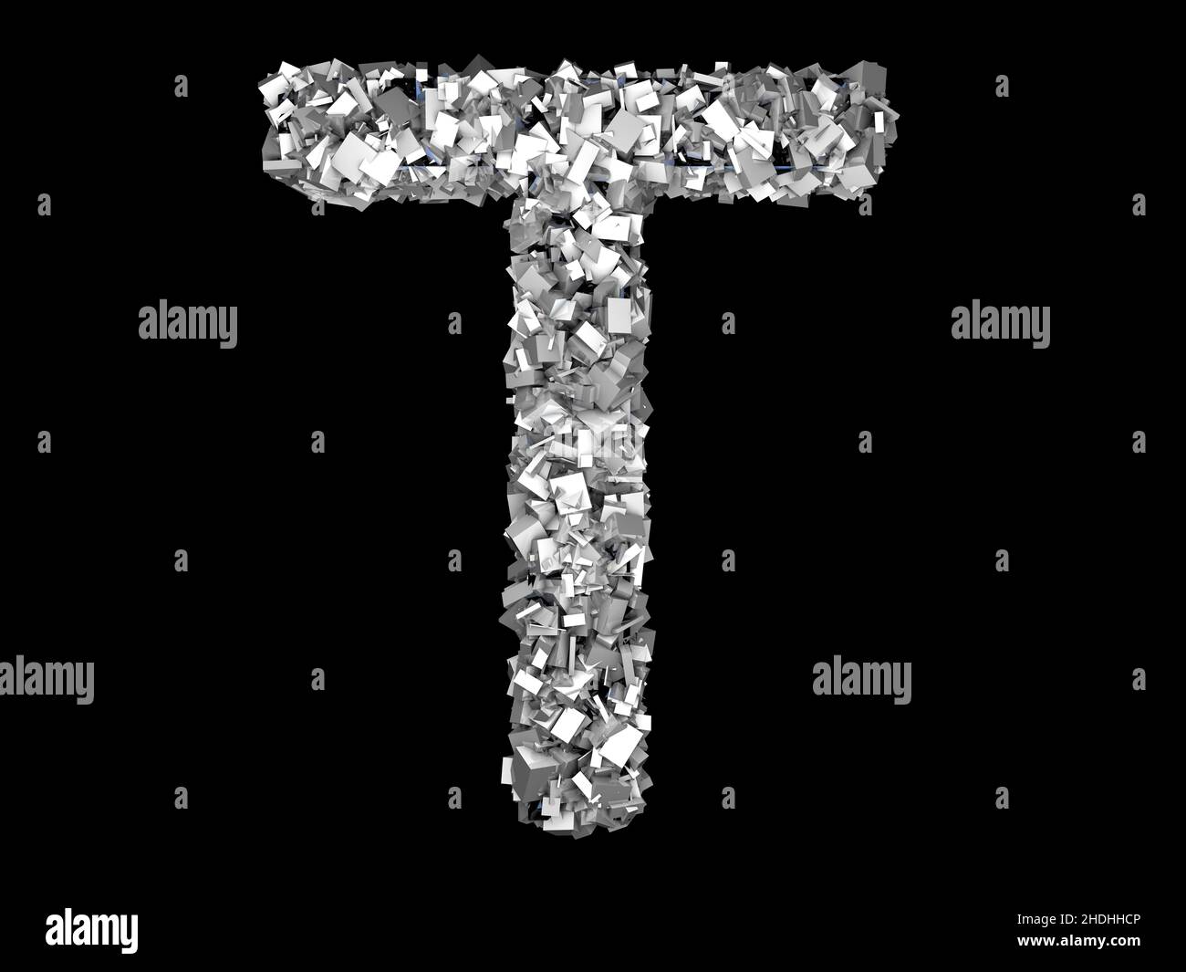 Silver letter t hi-res stock photography and images - Alamy