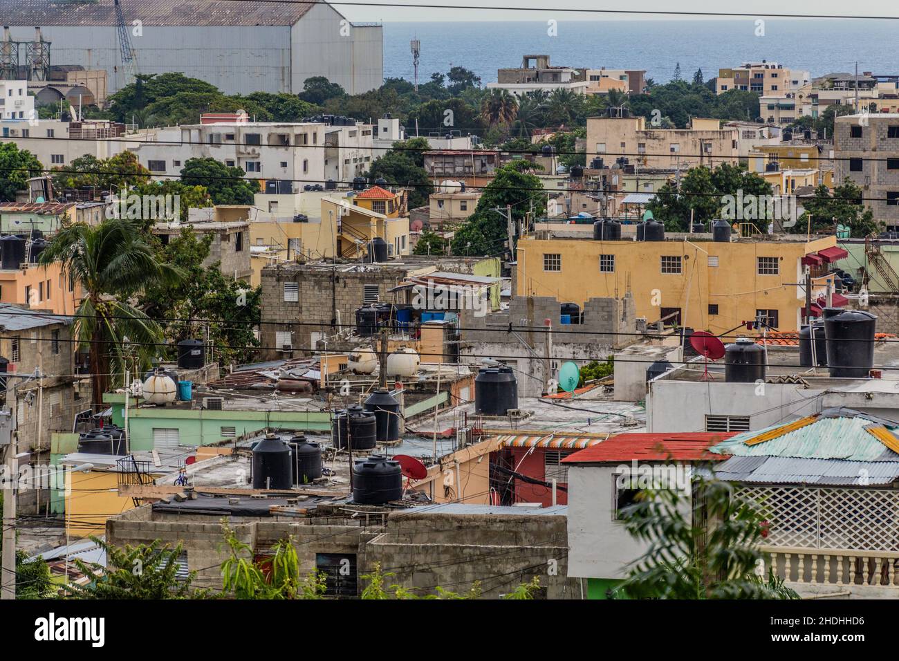 Aerial view city santo domingo hi-res stock photography and images - Alamy