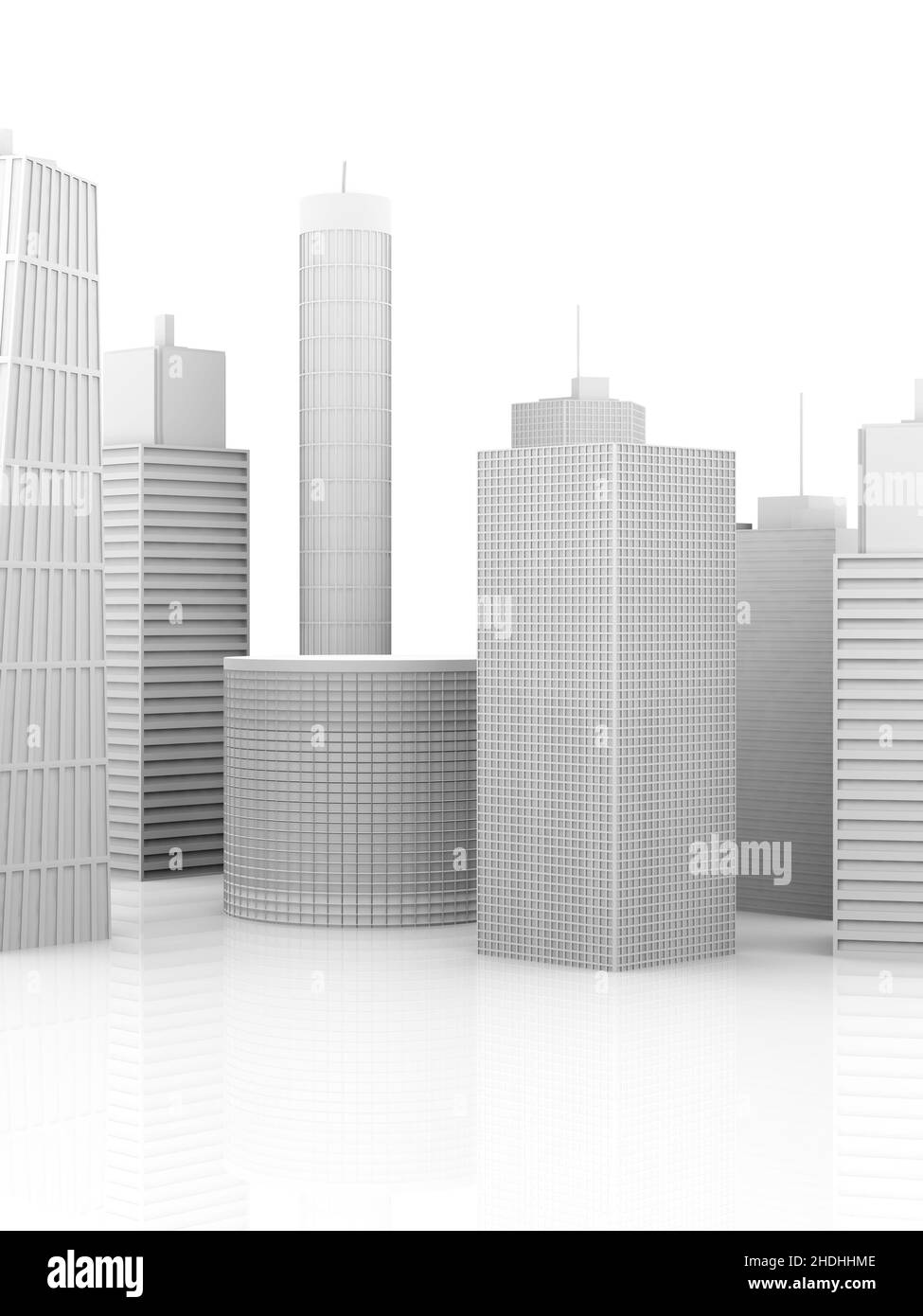 Office block building architecture Black and White Stock Photos ...