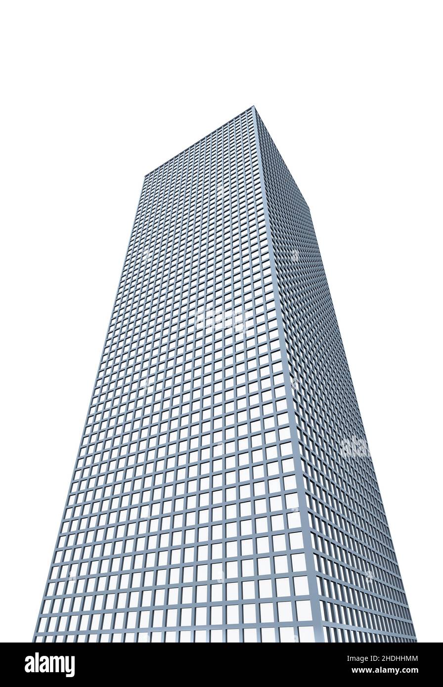 office building, skyscraper, artificial model, office buildings ...