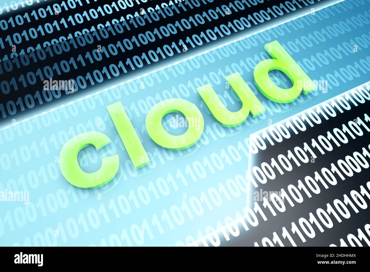 Programming binary code cloud storage hi-res stock photography and ...