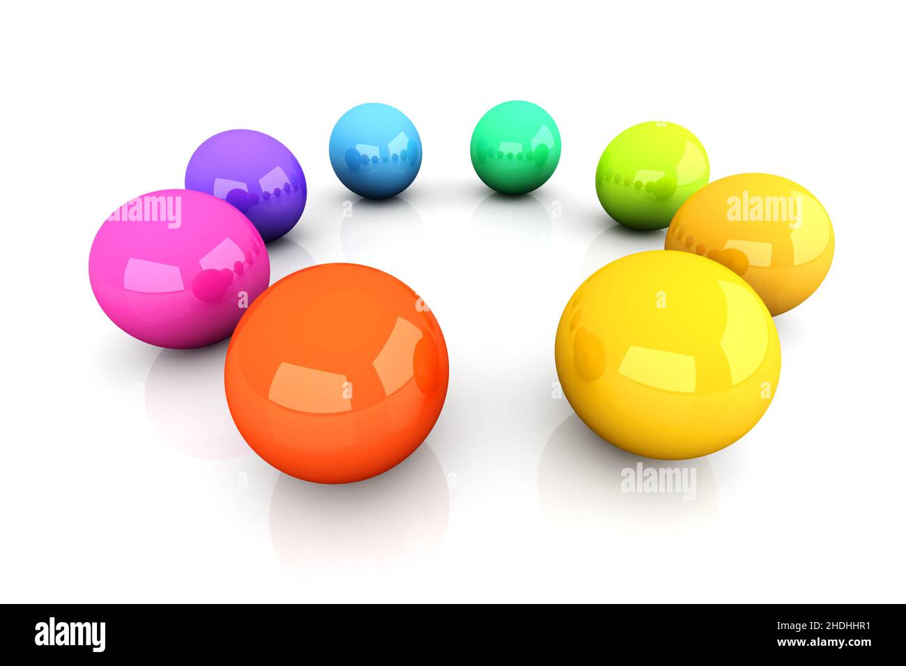 multi colored, balls, multi coloreds, ball Stock Photo - Alamy