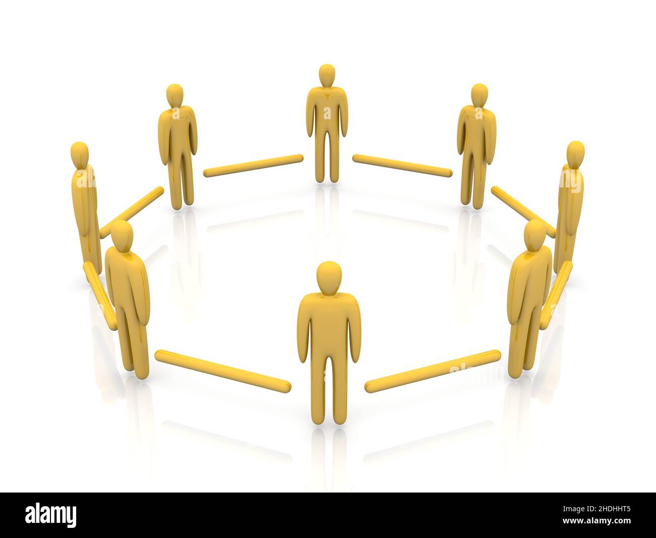 Team connectivity Cut Out Stock Images & Pictures - Alamy