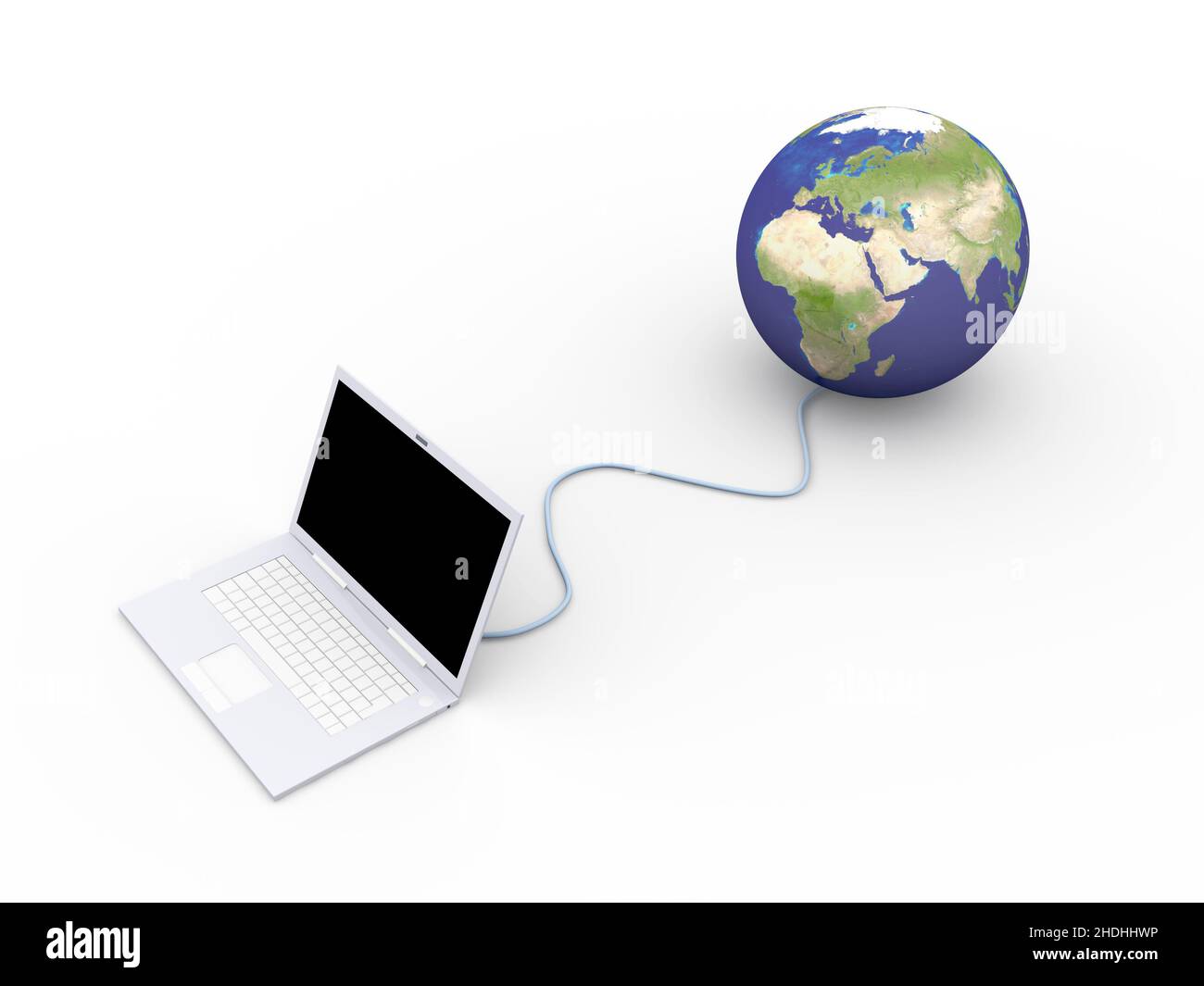 Laptop connections Cut Out Stock Images & Pictures - Alamy