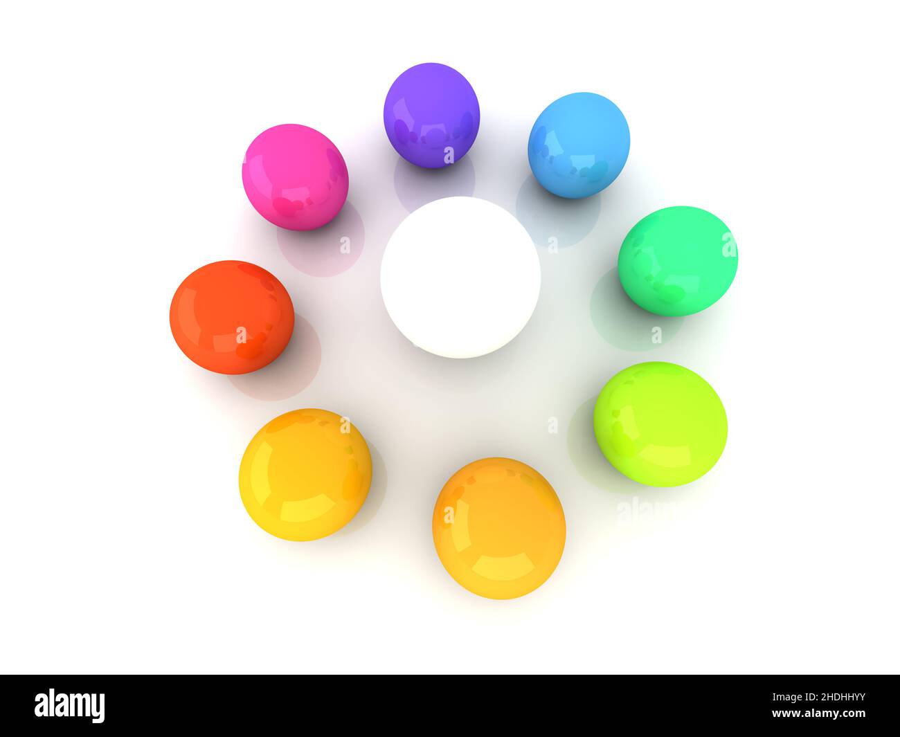 balls, color circle, spectrum, ball, color circles, spectrums Stock ...