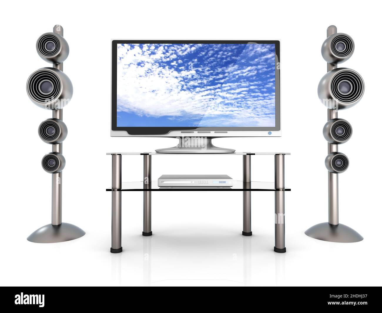 Outdoor movie screen Cut Out Stock Images & Pictures - Alamy