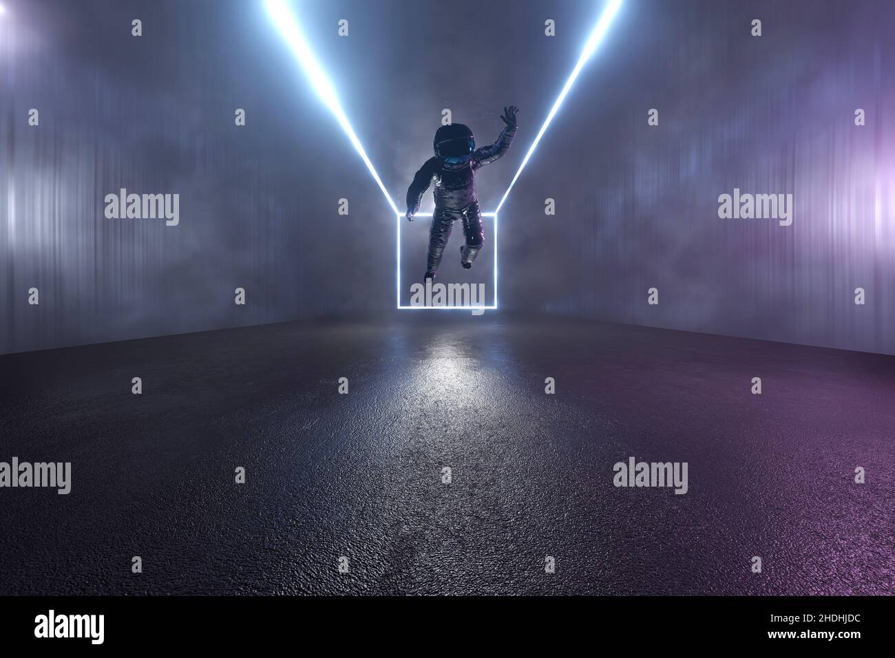 astronaut, weightlessness, spaceship Stock Photo - Alamy