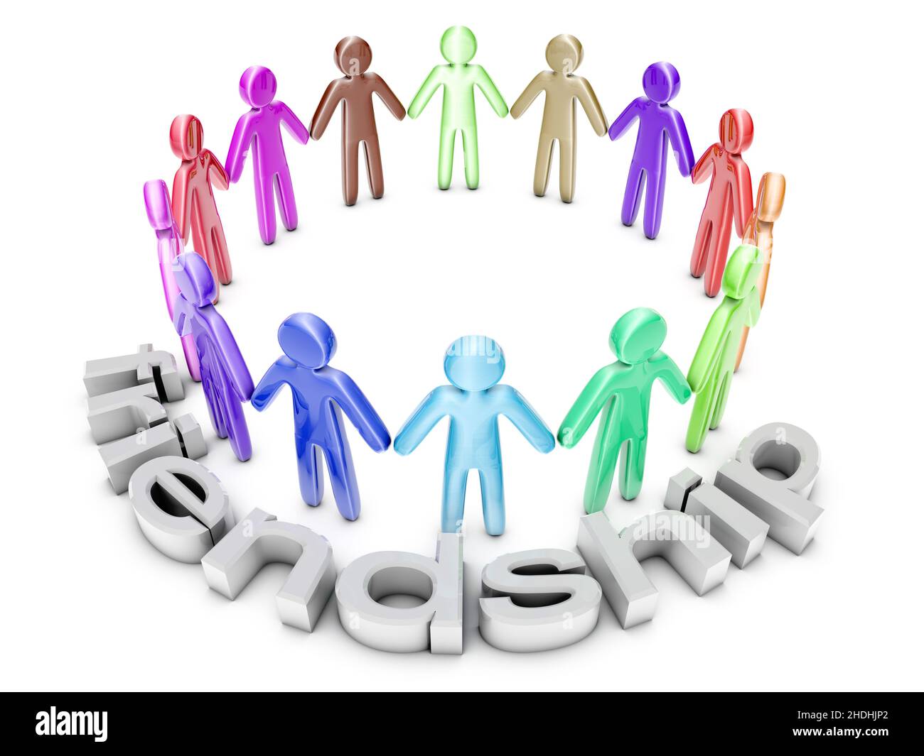 Friendship circle Cut Out Stock Images & Pictures - Alamy