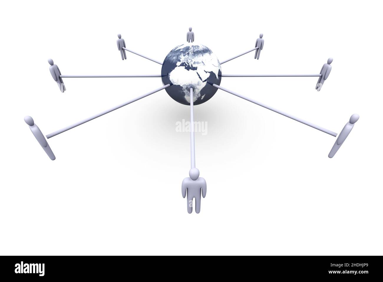 Network linking networks Cut Out Stock Images & Pictures - Alamy