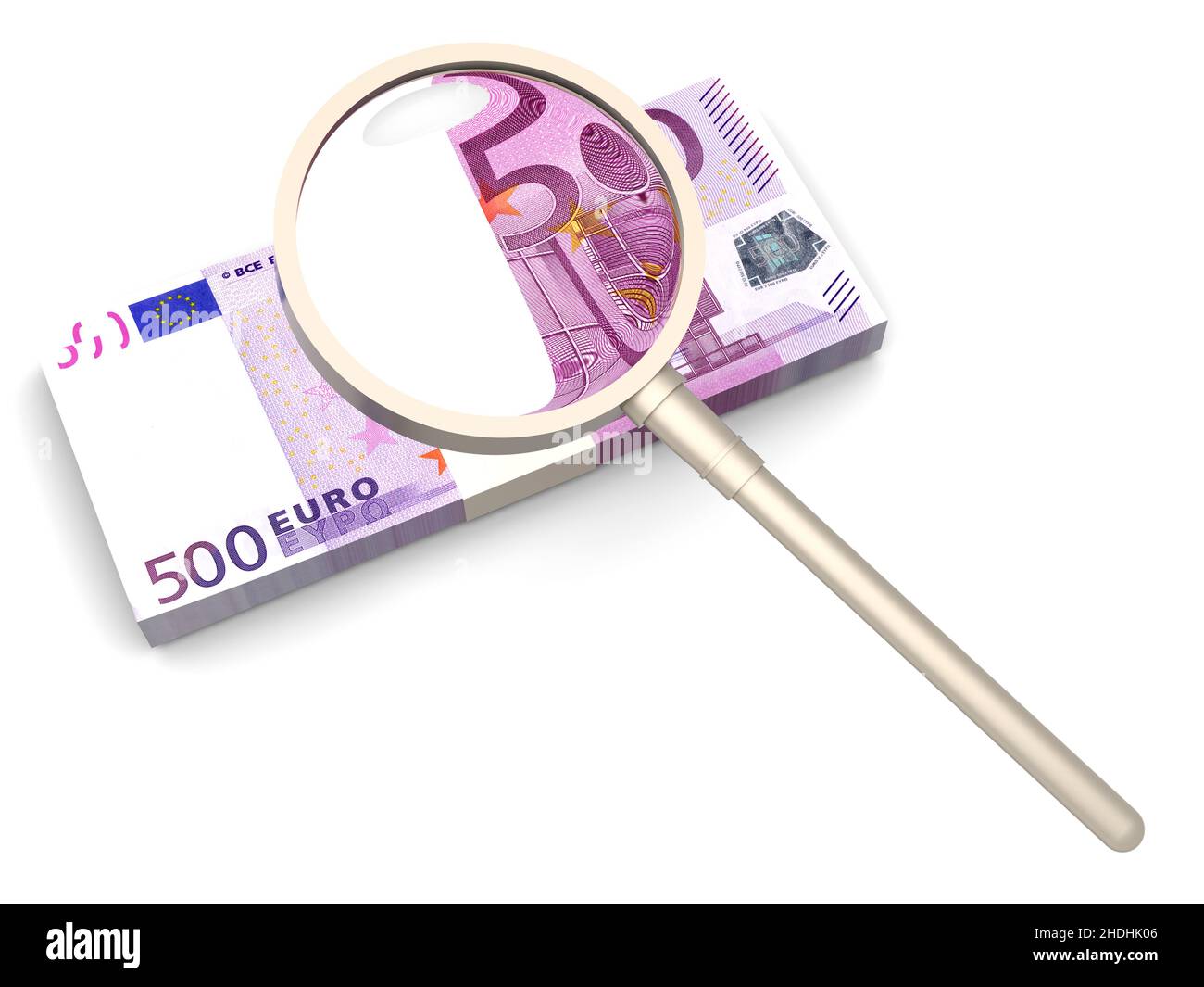 watching, magnifying glass, assets Stock Photo - Alamy