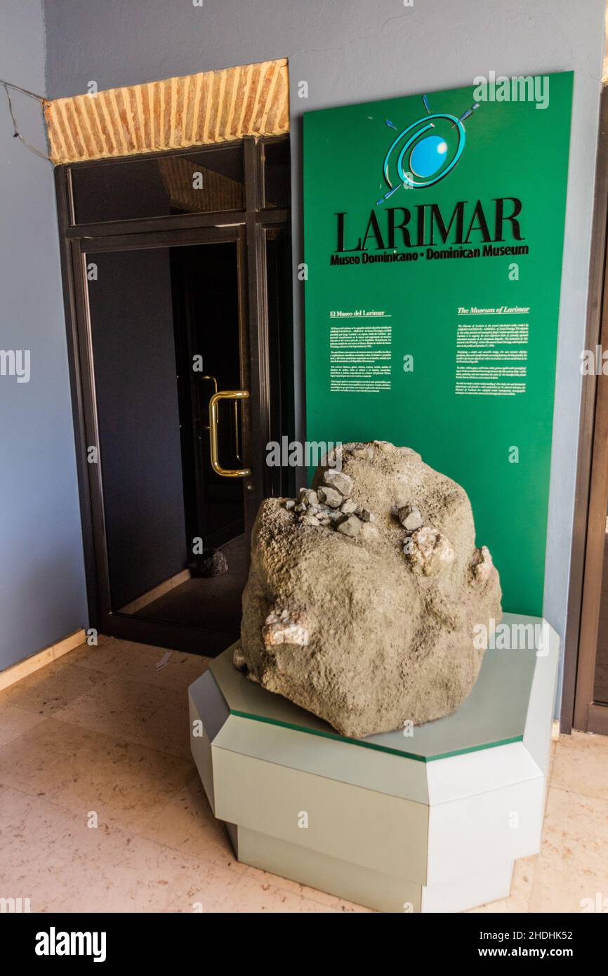 SANTO DOMINGO, DOMINICAN REPUBLIC - NOVEMBER 24, 2018: Exhibits in the ...