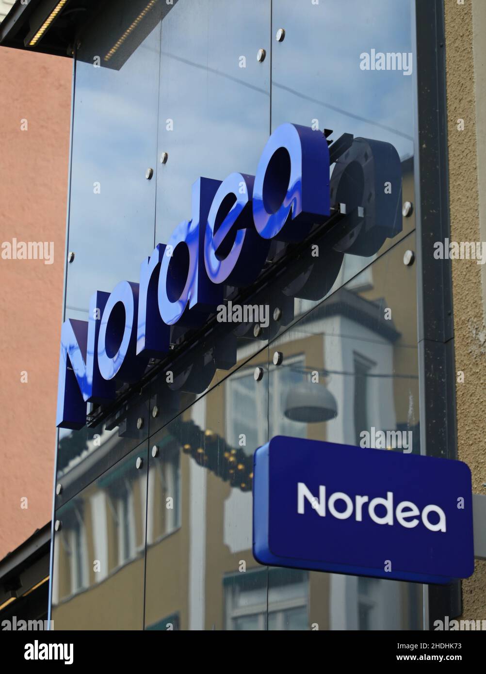 Nordea signs hi-res stock photography and images - Alamy