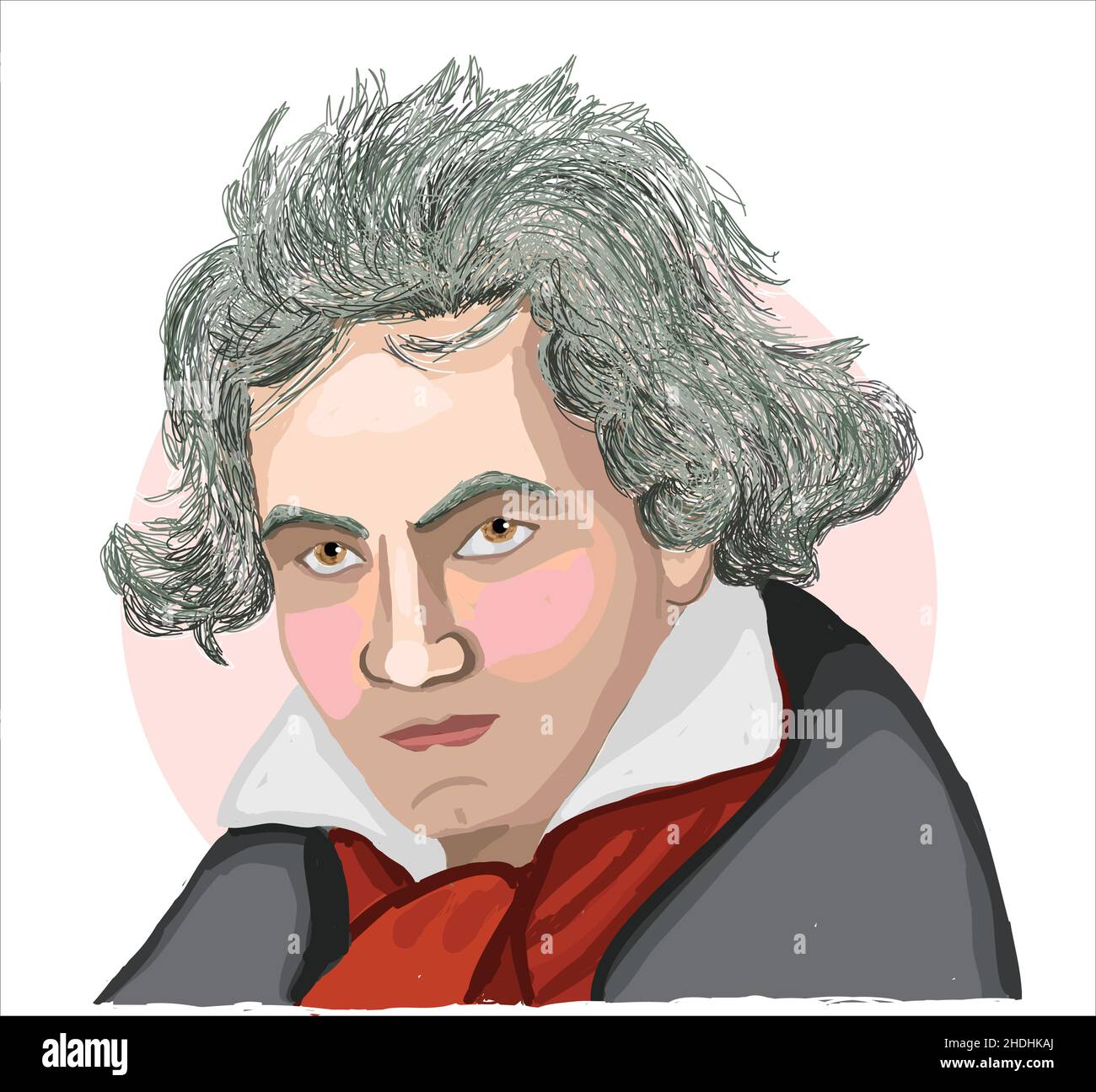 Beethoven piano Stock Vector Images - Alamy