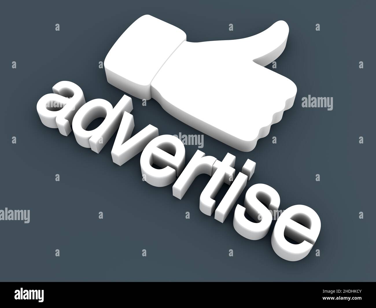 Thumbs up advertising 3d hi-res stock photography and images - Alamy