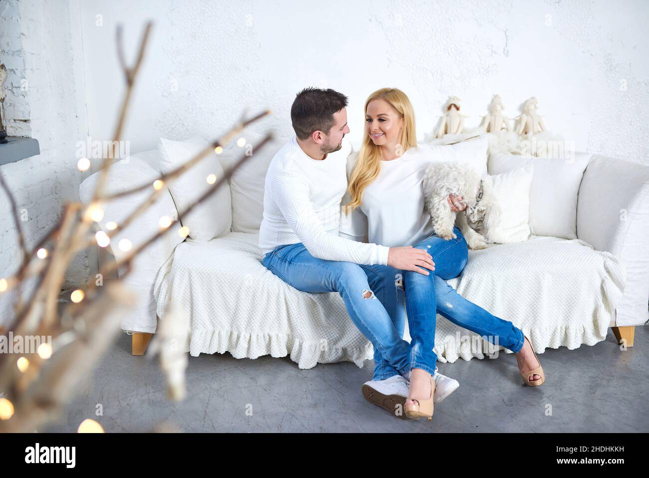 Two homes lights hi-res stock photography and images - Alamy