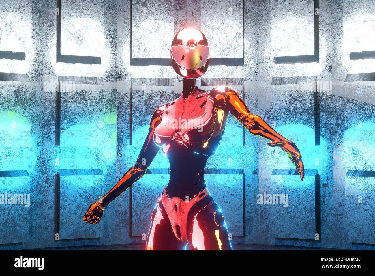 robot, science fiction, android, cyborg, robots, science fictions Stock ...