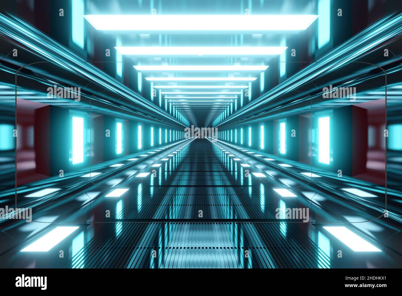 tunnel, futuristic, science fiction, tunnels, futuristics Stock Photo ...
