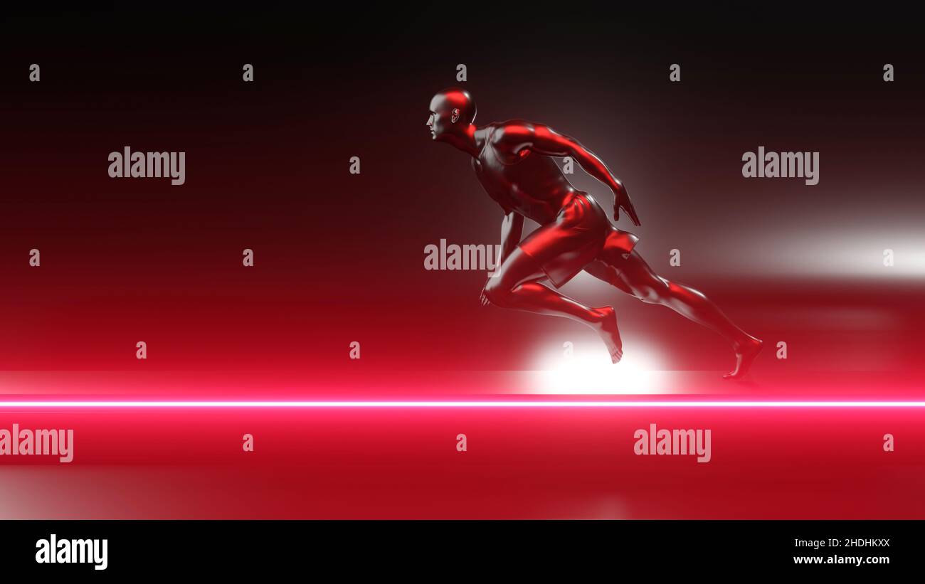 dynamic, athlete, sprinting, dynamics, athletes Stock Photo - Alamy