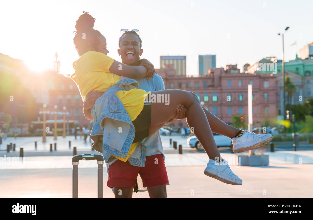 couple, fun, urban, pairs, funs, urbans Stock Photo - Alamy