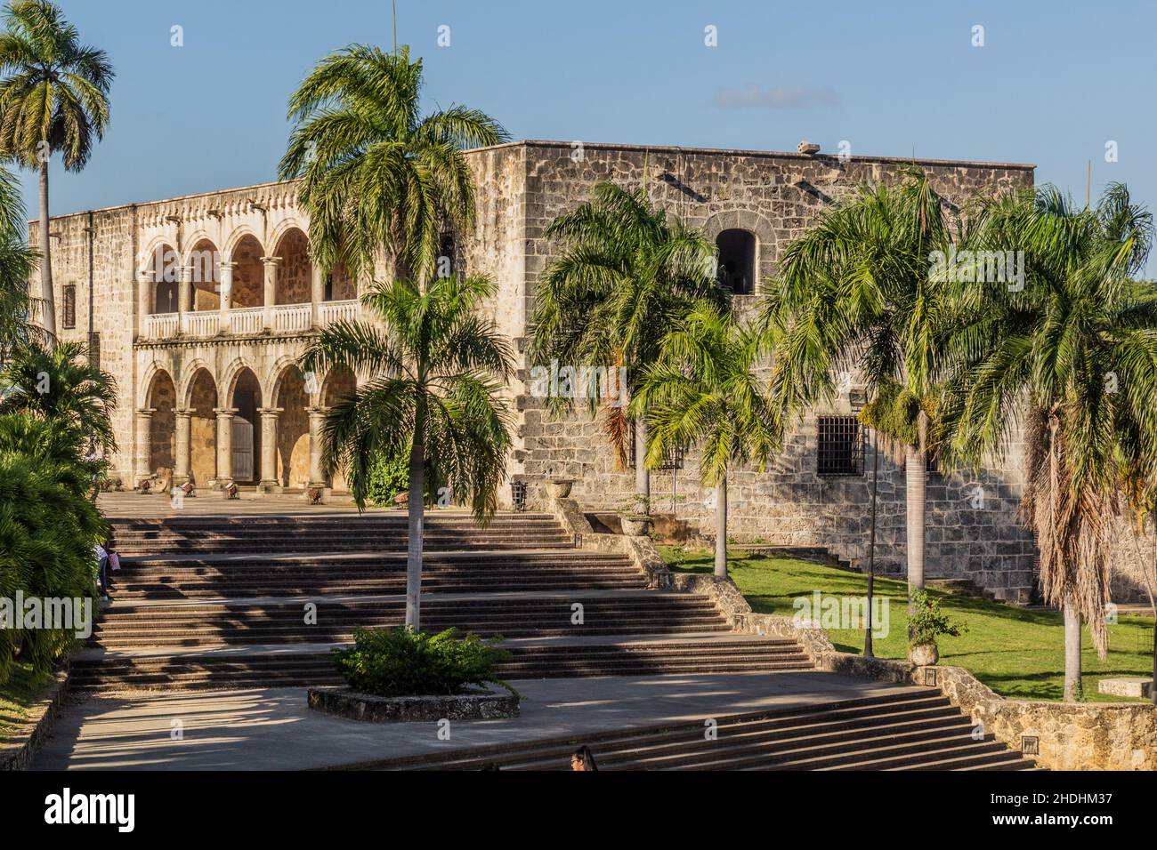 Alcazar del Colon building in Santo Domingo, capital of Dominican ...