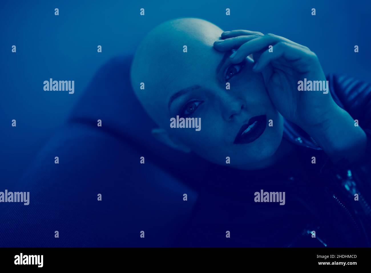 baldness, style, gothic, hair loss, styles, gothics Stock Photo - Alamy