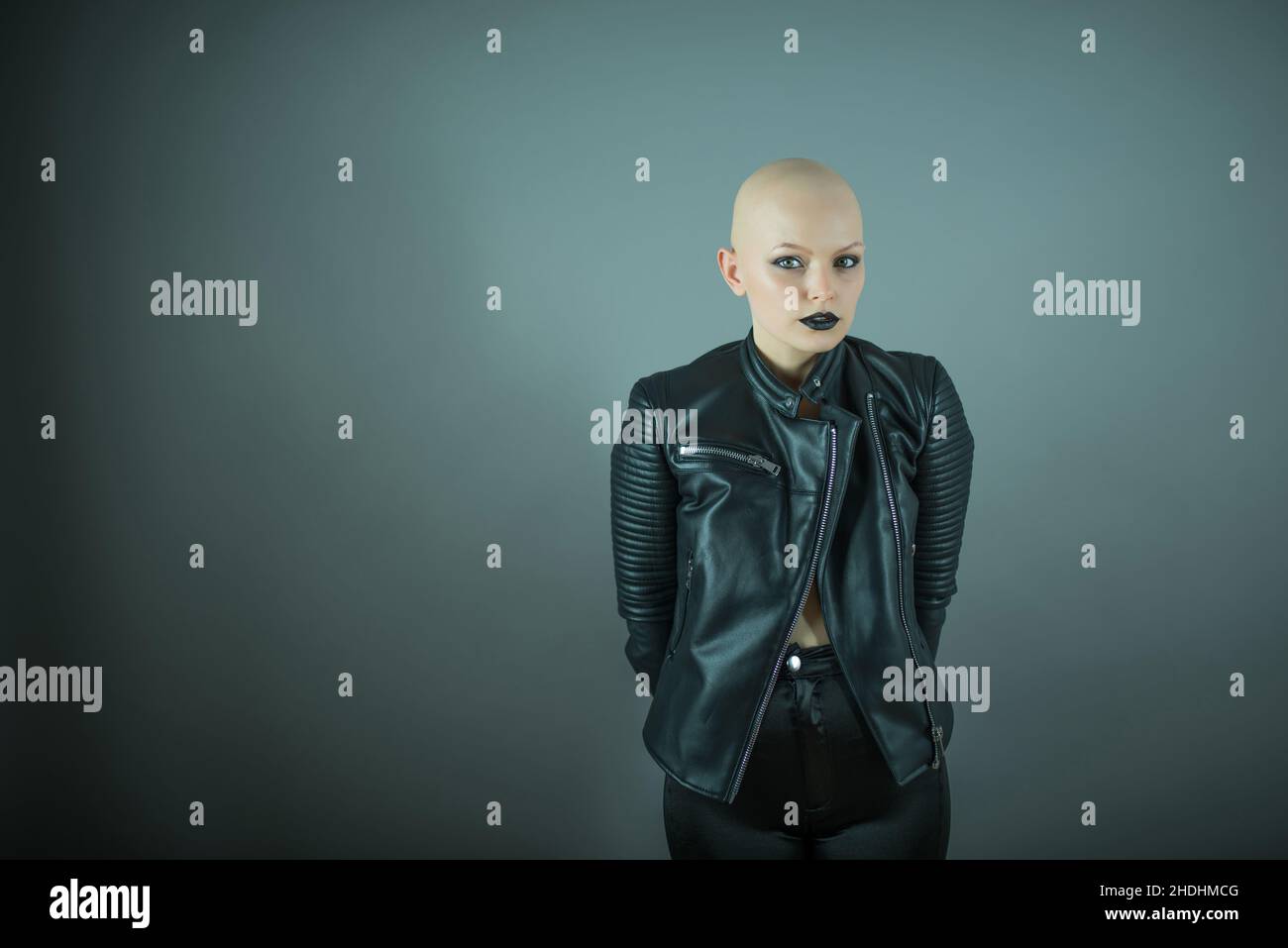 baldness, style, gothic, hair loss, styles, gothics Stock Photo - Alamy