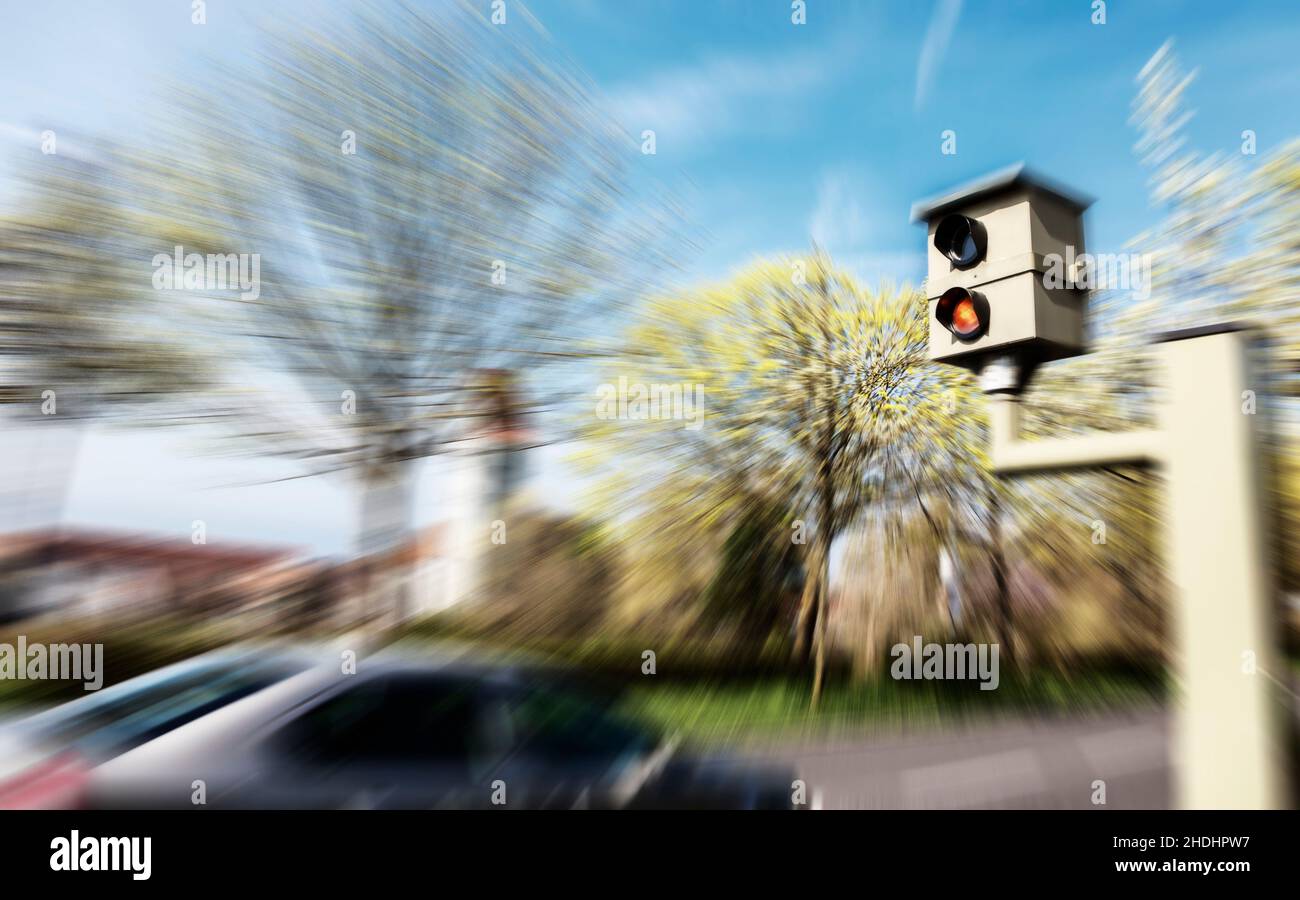 road traffic, radar trap, speed camera, speed control, roads, street ...