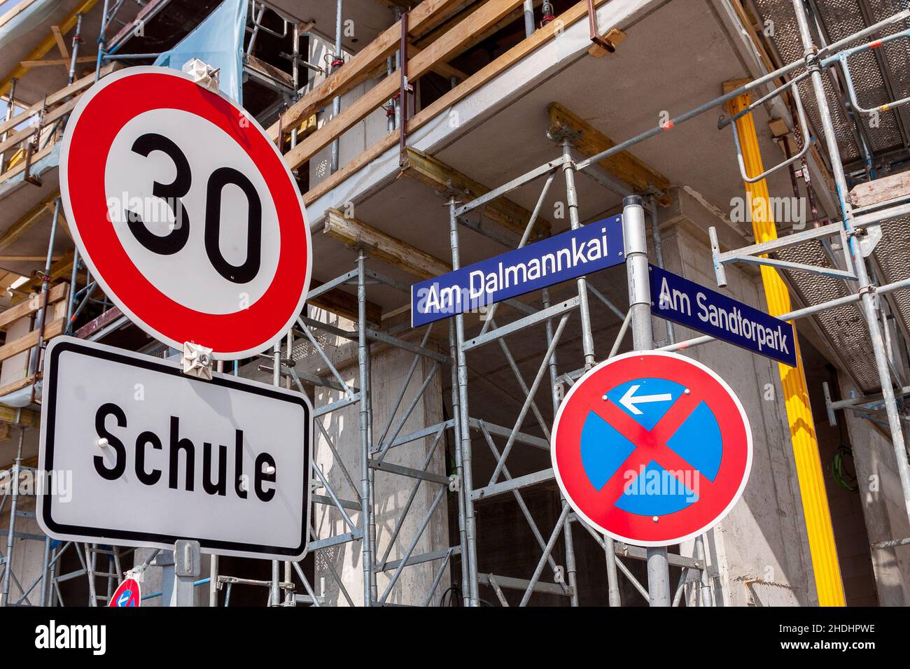 traffic sign, construction site, speed limit, road sign, road signs ...