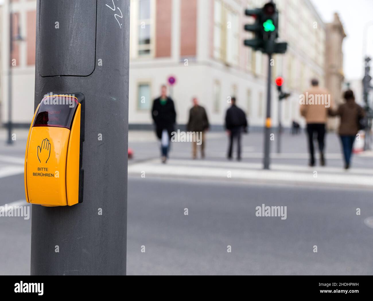 button, pedestrian traffic lights, signal, buttons, signals Stock Photo ...