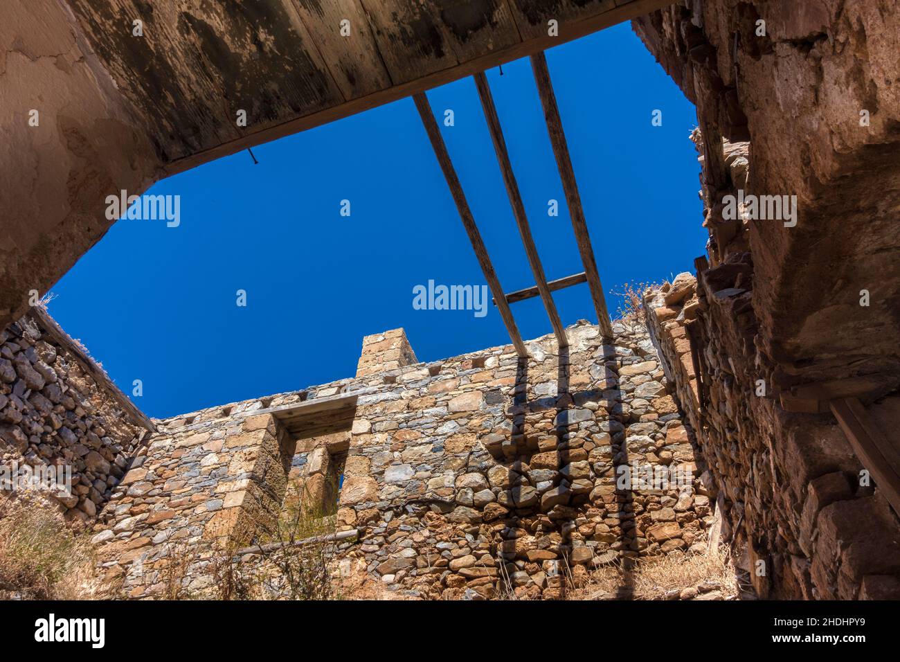 greece, fort, crete, spinalonga, greeces, forts, cretes Stock Photo - Alamy