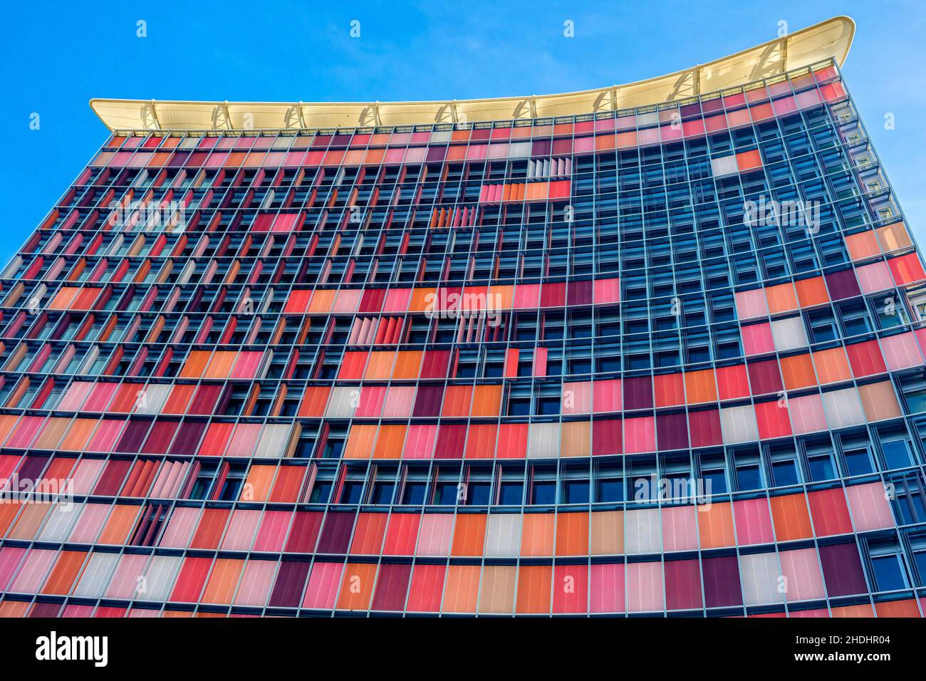 office building, louver, office buildings, service building Stock Photo ...