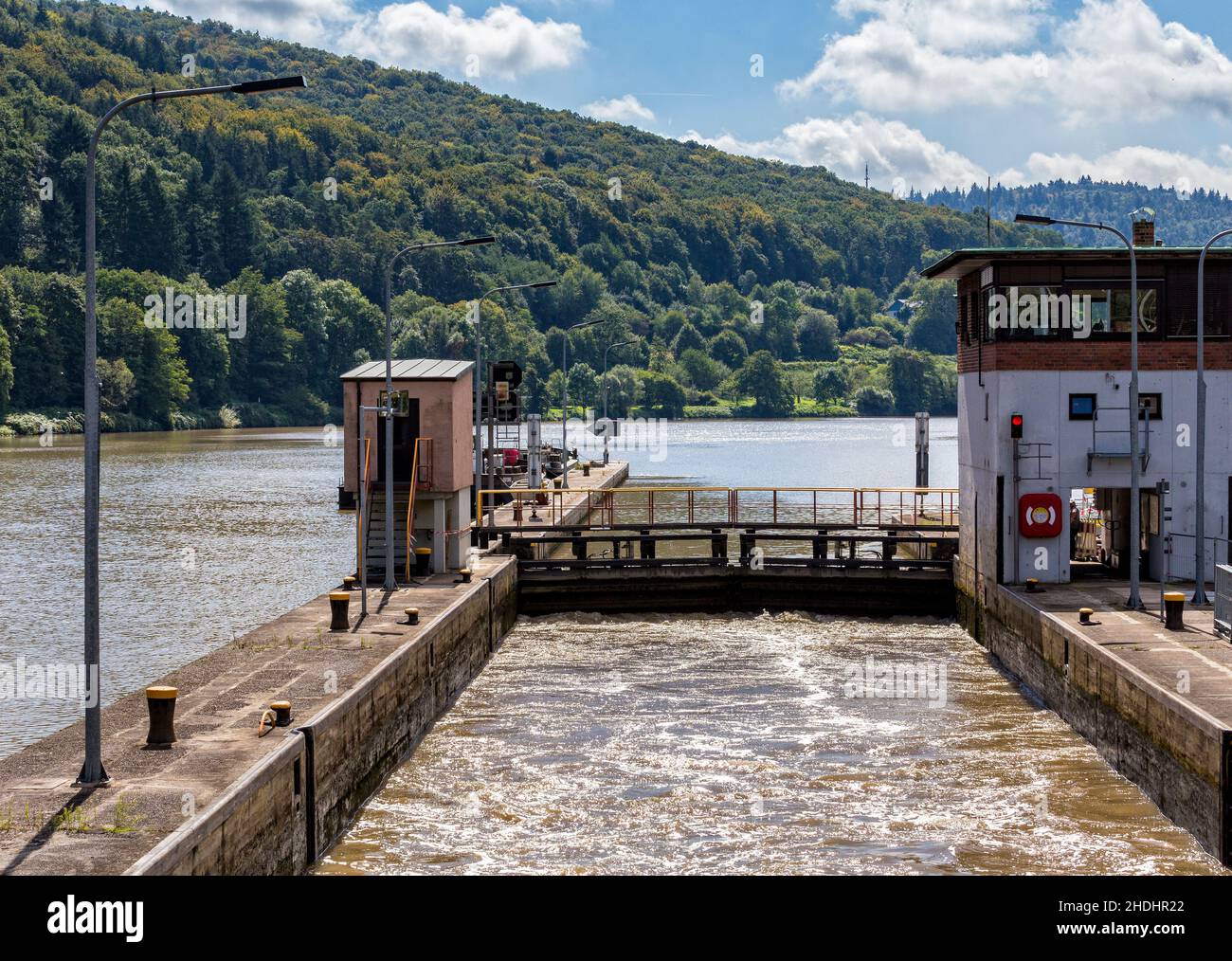 Neckar lock hi-res stock photography and images - Alamy