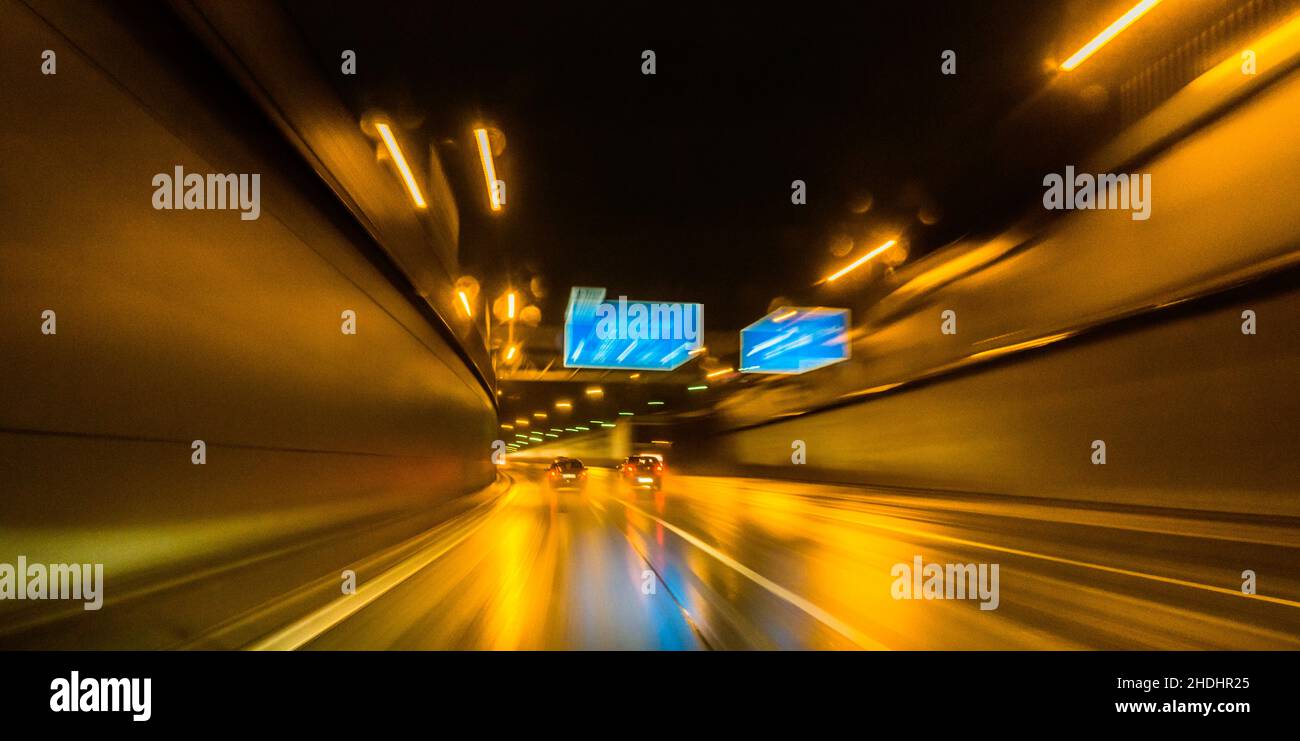 motion & speed, highway, light, lawn, road traffic, motion & speeds ...