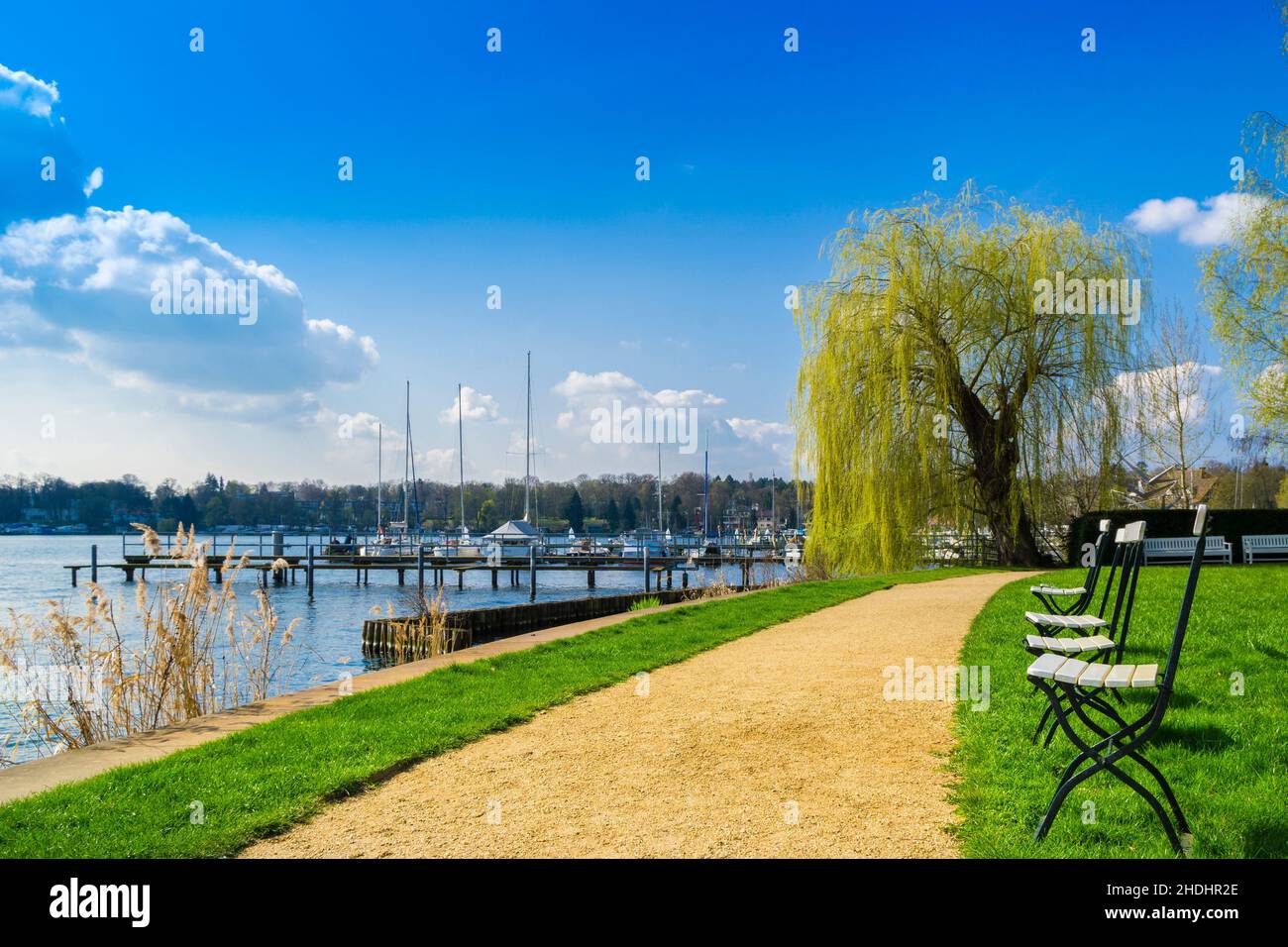 lake, boardwalk, boat dock, lakes, boardwalks, boat docks Stock Photo ...