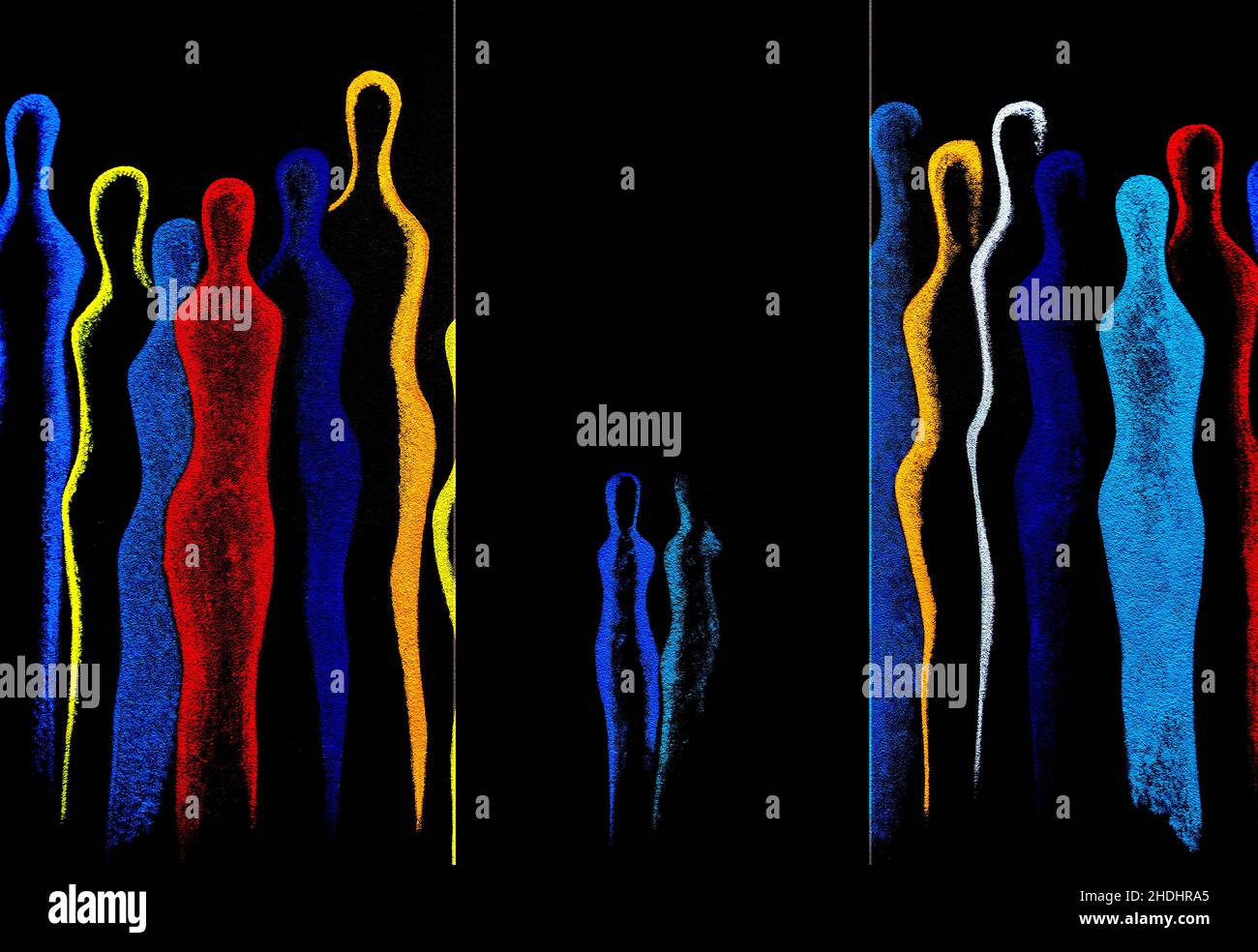 human group, art, abstract, crowd, groups, arts, abstraction, abstracts ...