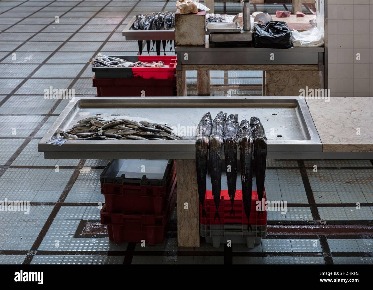 Funchal indoor fish market hi-res stock photography and images - Alamy